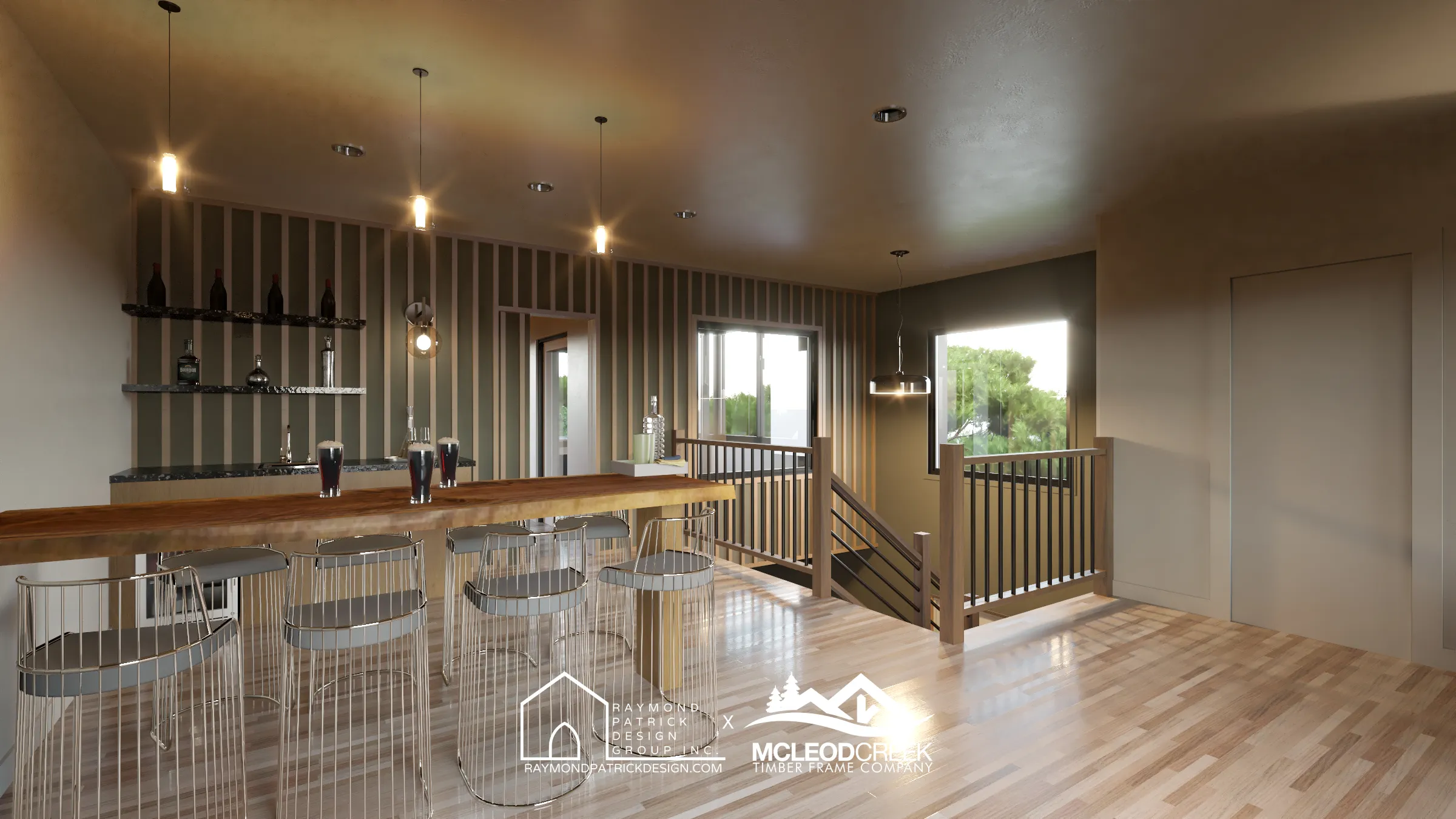 Home Designs - Timber Frame Homes Alberta - McLeod Creek Timber Frame ...