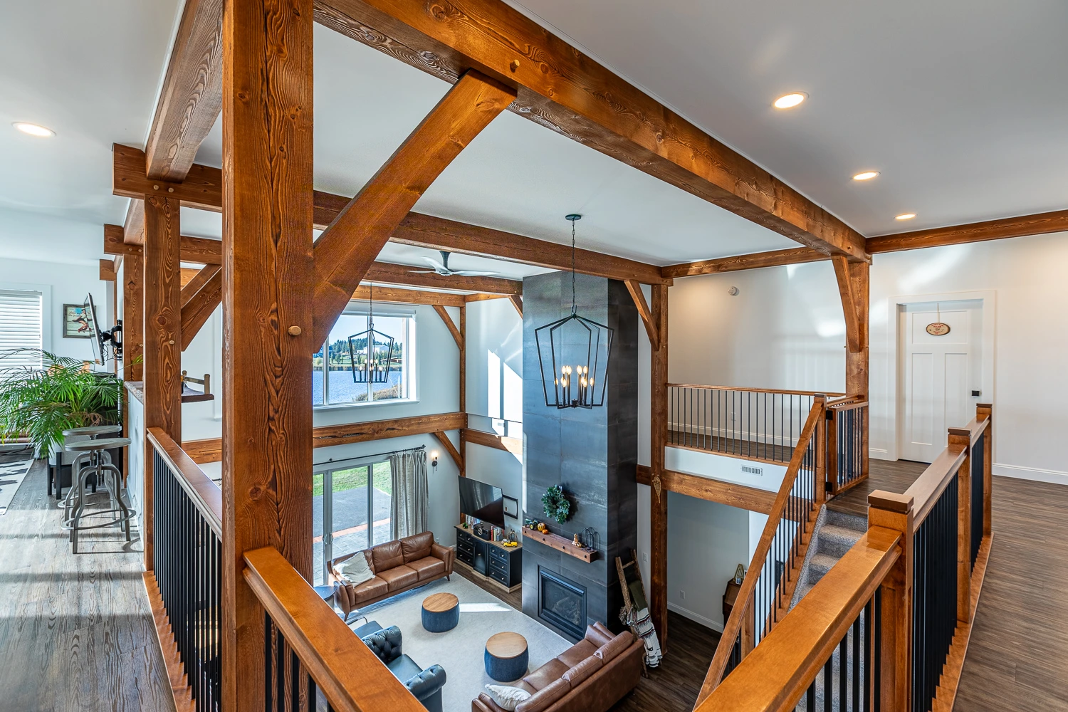 Featured Projects - Timber Frame Homes Alberta - McLeod Creek Timber ...